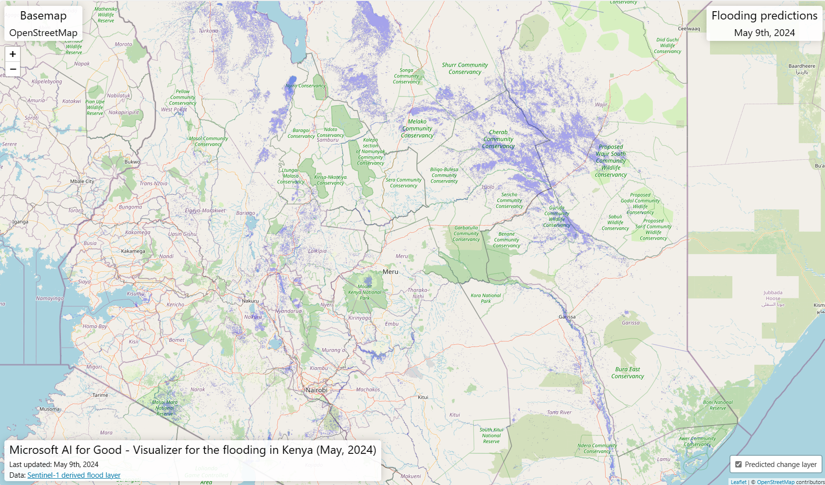 Flood Visualizer - Kenya, May 2024